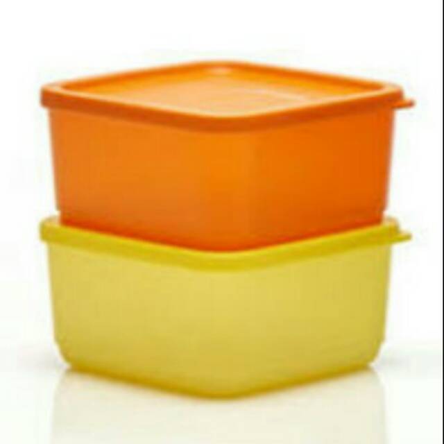 Jual Kotak Makan Tupperware Small Summer Fresh Oranye-Kuning 650ml ...