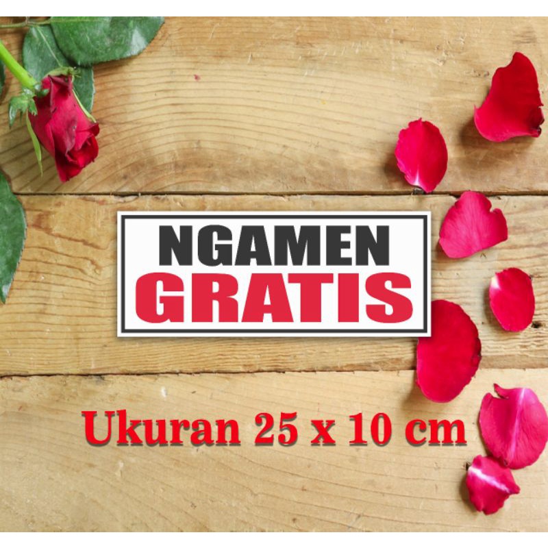 Jual STIKER NGAMEN GRATIS | Shopee Indonesia