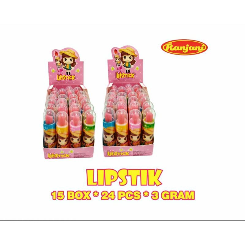 Jual Permen Ranjani Lipstick Candy (1 pack isi 24 pcs) Indonesia|Shopee ...