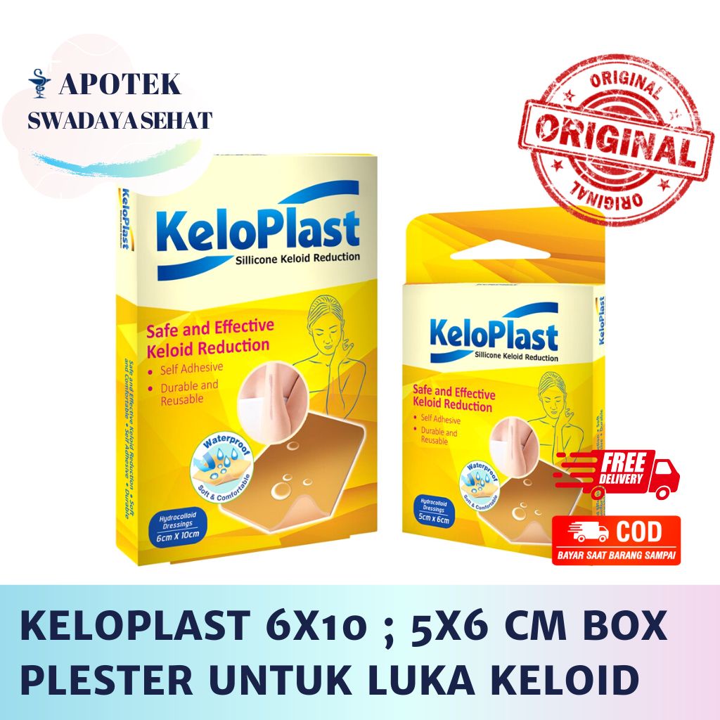 Jual KELOPLAST Box 6X10 CM Atau 5X6CM Plester Untuk Memudarkan Luka ...