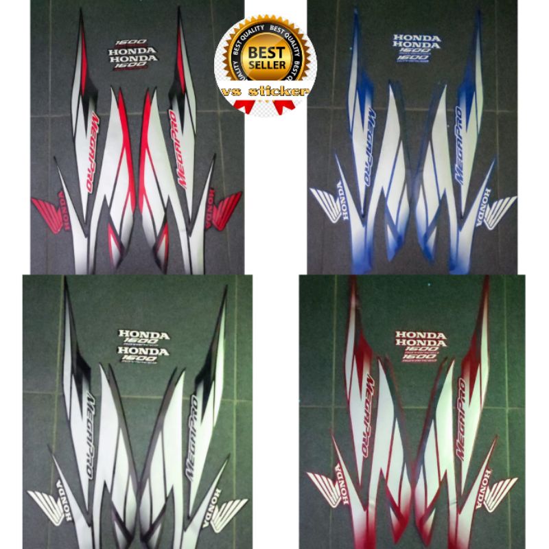 Jual STRIPING LIST BODY MOTOR HONDA MEGAPRO MEGA PRO PRIMUS 2007 MERAH ...