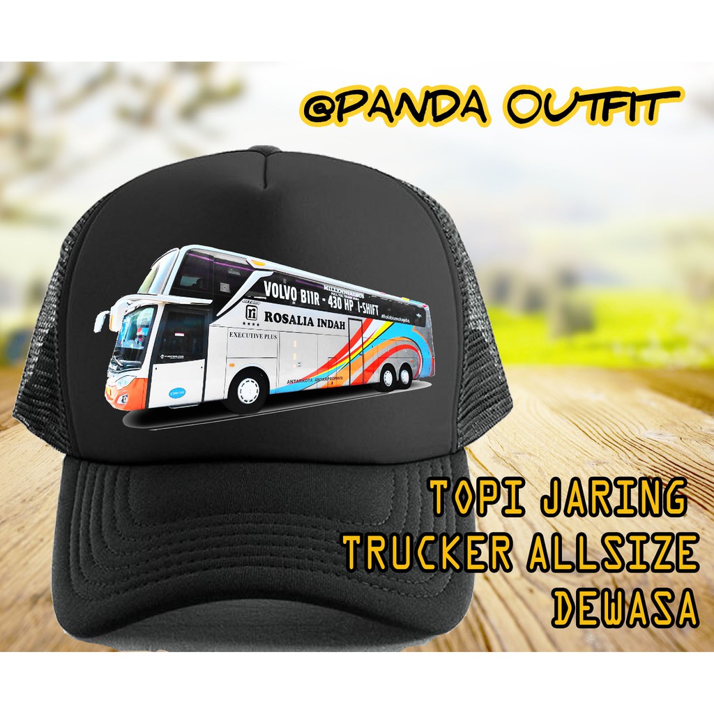 Jual TOPI TRUCKER JARING CUSTOM BUS AKAP | Shopee Indonesia
