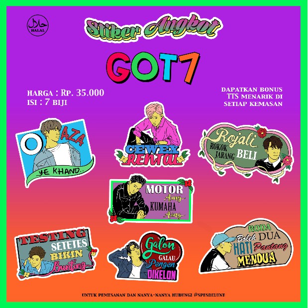 Jual Stiker Angkot GOT7 | Shopee Indonesia