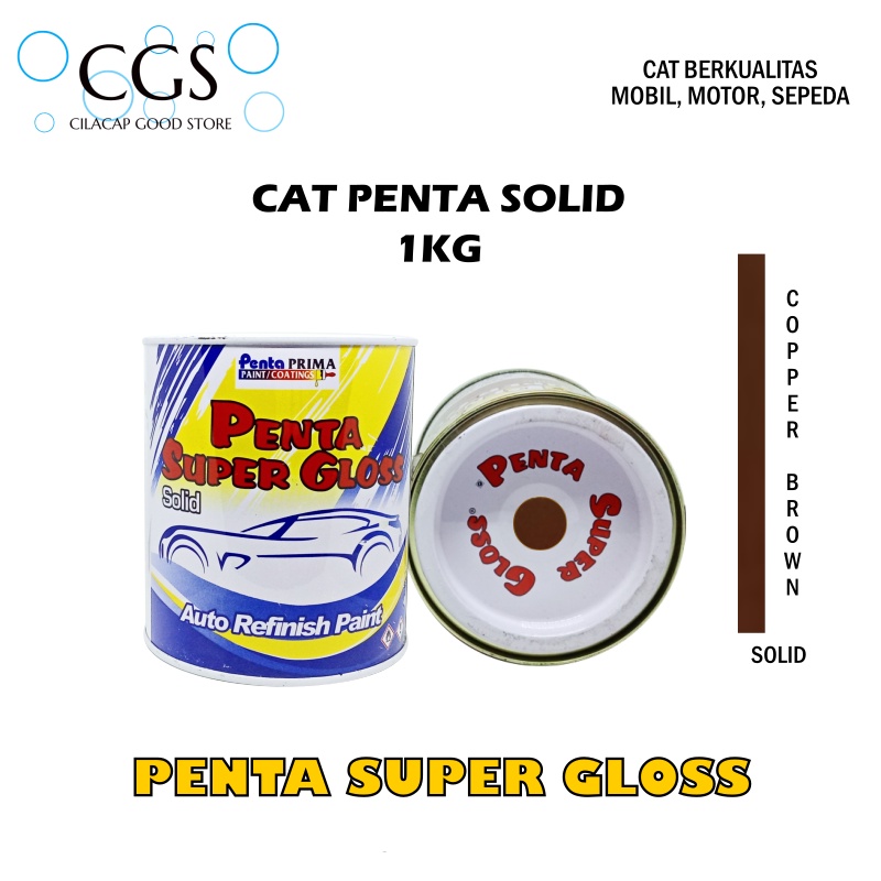 Jual Cat Penta COPPER BROWN 1 Kg - cat penta coklat - cat mobil coklat - cat penta super gloss ...
