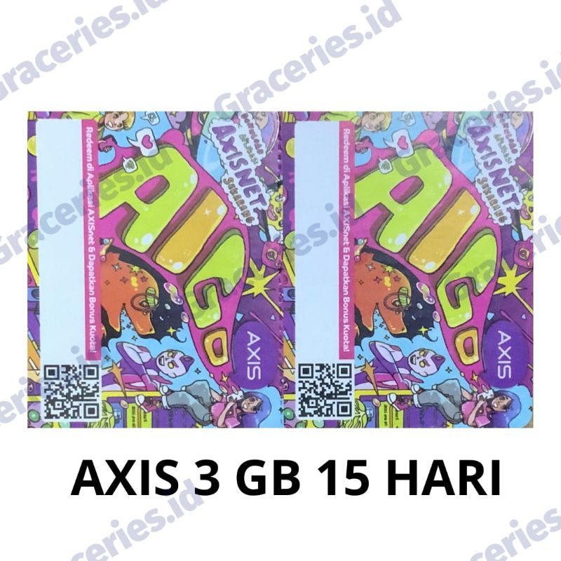 Jual VOUCHER AXIS 3GB 15 HARI NASIONAL + 2GB JABODETABEK | Shopee Indonesia