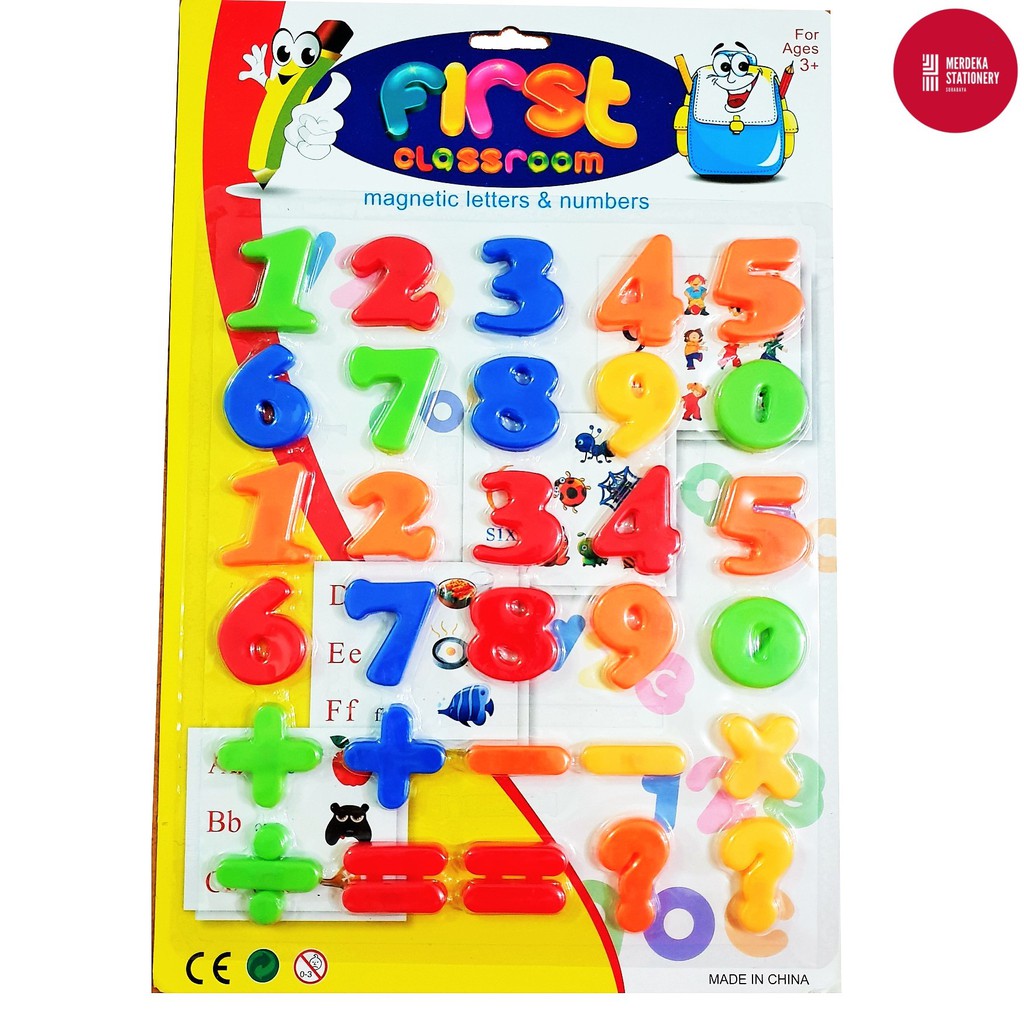 Jual Magnet/Magnetic Angka/Number/Numbering Mainan Anak-Anak Besar ...