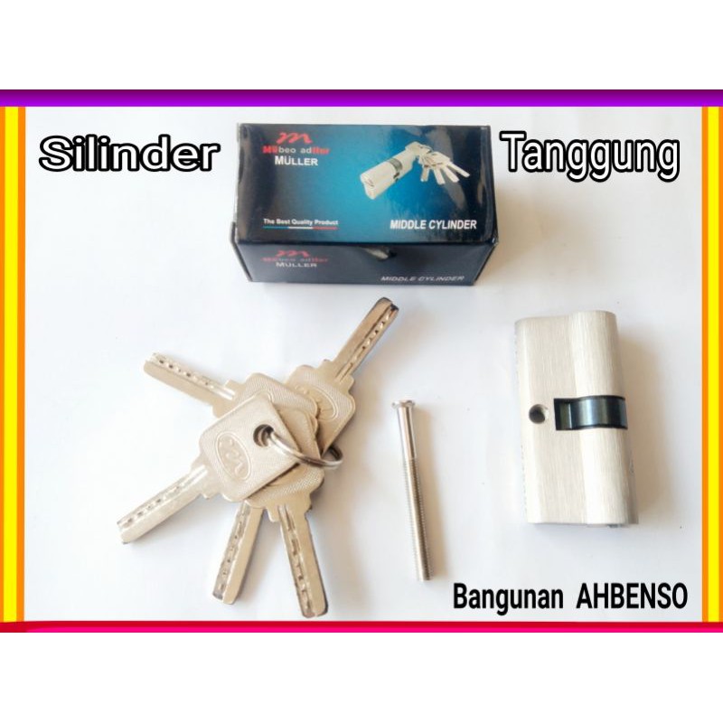 Jual Kunci Pintu Silinder Tanggung Komputer Key MULLER | Shopee Indonesia