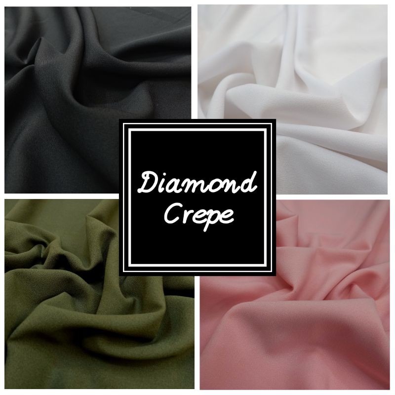 Jual KAIN DIAMOND ITALIANO GEORGETTE CREPE / CREPE DIAMOND / KAIN ...