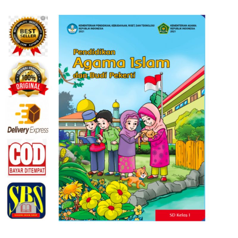 Jual BUKU Pendidikan AGAMA ISLAM dan Budi Pekerti SD kelas 1 Kurikulum MERDEKA | Shopee Indonesia