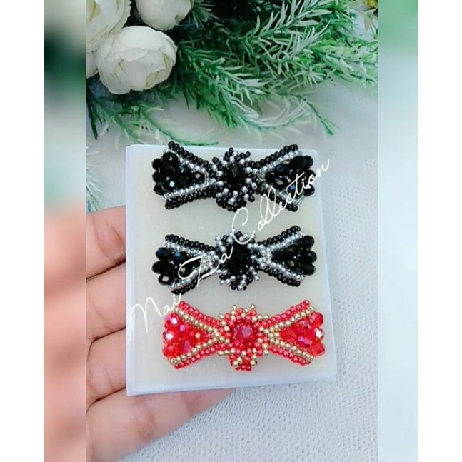 Jual Peniti Pita Payet Bow Kristal Ceko | Shopee Indonesia