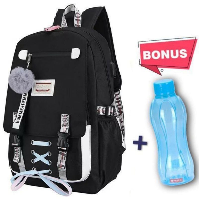 Jual TAS SEKOLAH FREE BOTOL MINUMAN TAS BUAT ANAK LAKI LAKI DAN ...