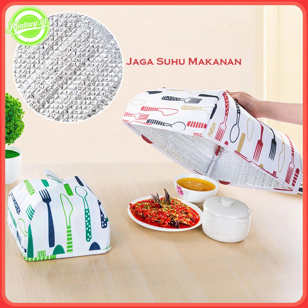 Fantacy.id Tudung Saji Lipat Tutup Makan Food Cover Tutup Sayur Penjaga ...