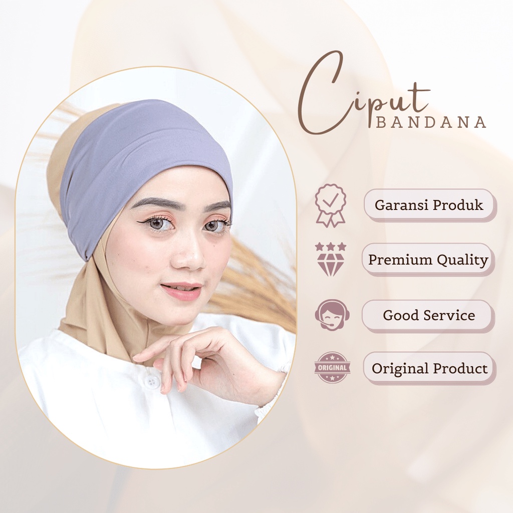 Jual CIPUT BANDANA/CIPUT JERSEI PREMIUM/INNER HIJAB/ CIPUT JERSEY ...