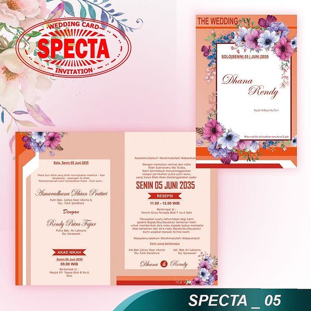 Jual Specta 05 | Blangko Undangan | Undangan Print | Undangan Kosong ...