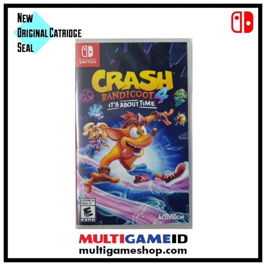 Jual Switch Crash Bandicoot 4 Its About Time English US Version | Shopee Indonesia
