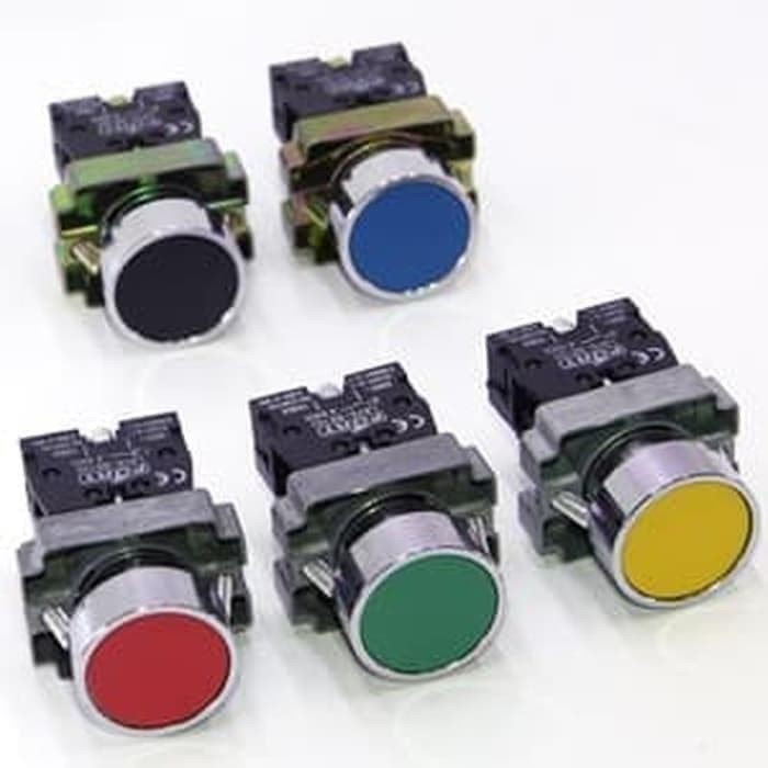 Jual PUSH BUTTON FORT LAY5-BA61/BA31/BA21/BA51 22MM 220V (BIRU, HIJAU, HITAN, KUNING) | Shopee ...