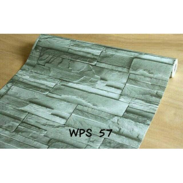 Jual WALLPAPER STIKER BATU ALAM3D 45CM X 10M | Shopee Indonesia