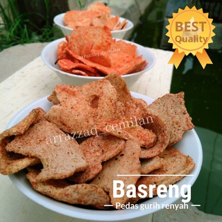 Jual Basreng 1 kg pedas daun jeruk / baso bakso goreng cemilan snack ...