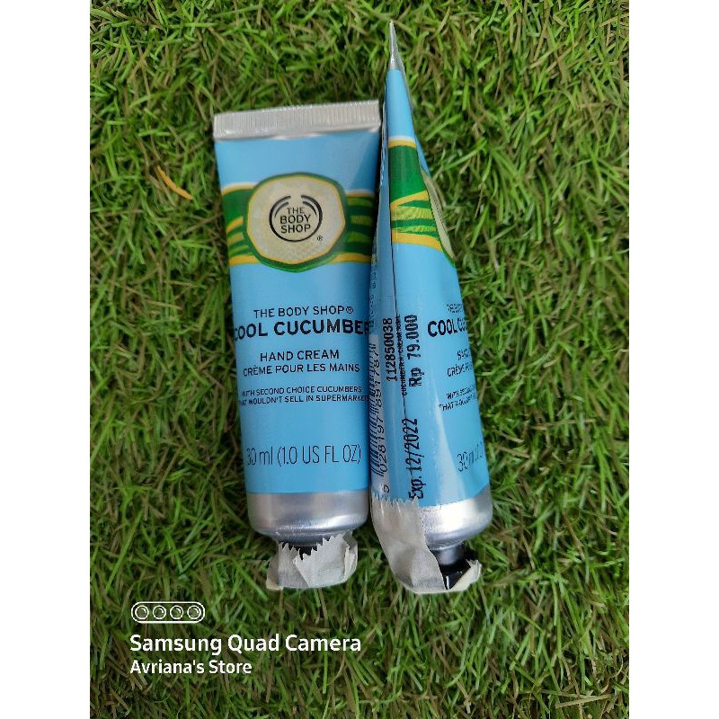 Jual HAND CREAM/ THE BODY SHOP/HAND CREAM CUCUMBER/HAND CREAM THE BODY ...