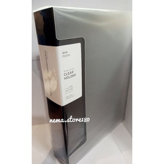 Jual CLEAR HOLDER A4 DAICHI 100 LEMBAR HITAM/MAP PLASTIK A4 | Shopee ...