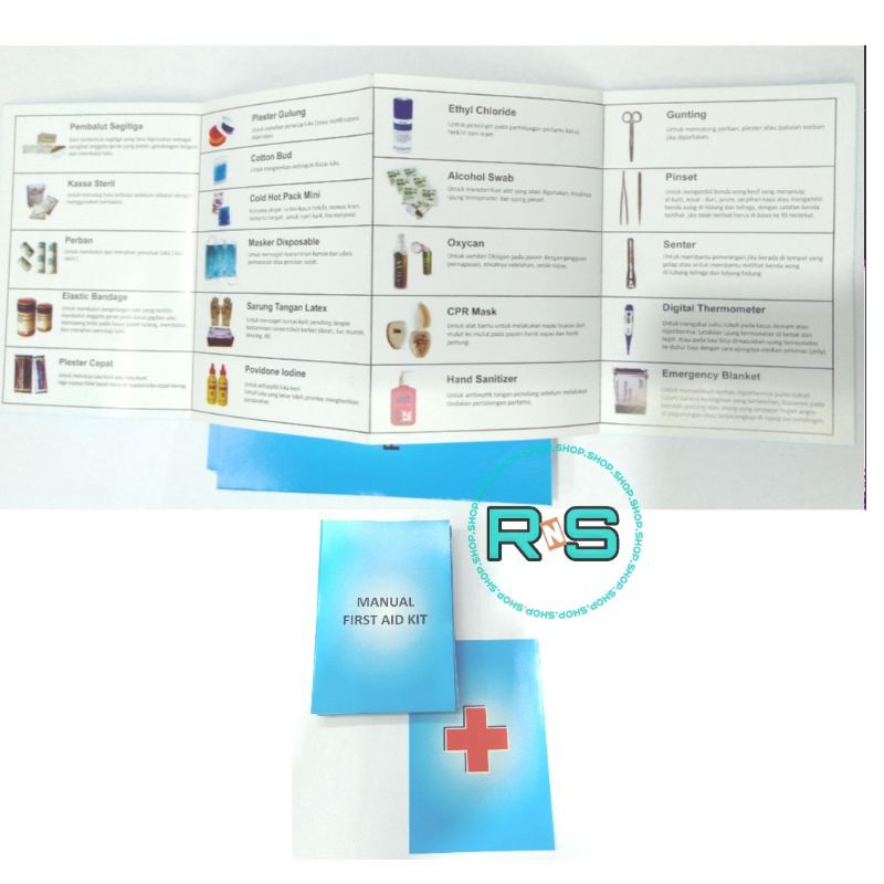 Jual Daftar Isi P3K Manual First Aid Kit | Shopee Indonesia