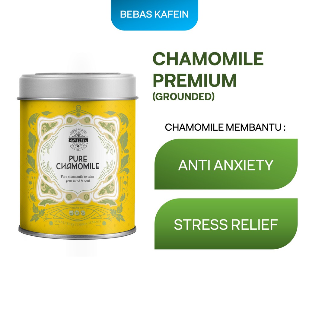 PURE CHAMOMILE | Big Tin | Haveltea | Floral Tea | Sleep Anxiety Aid ...