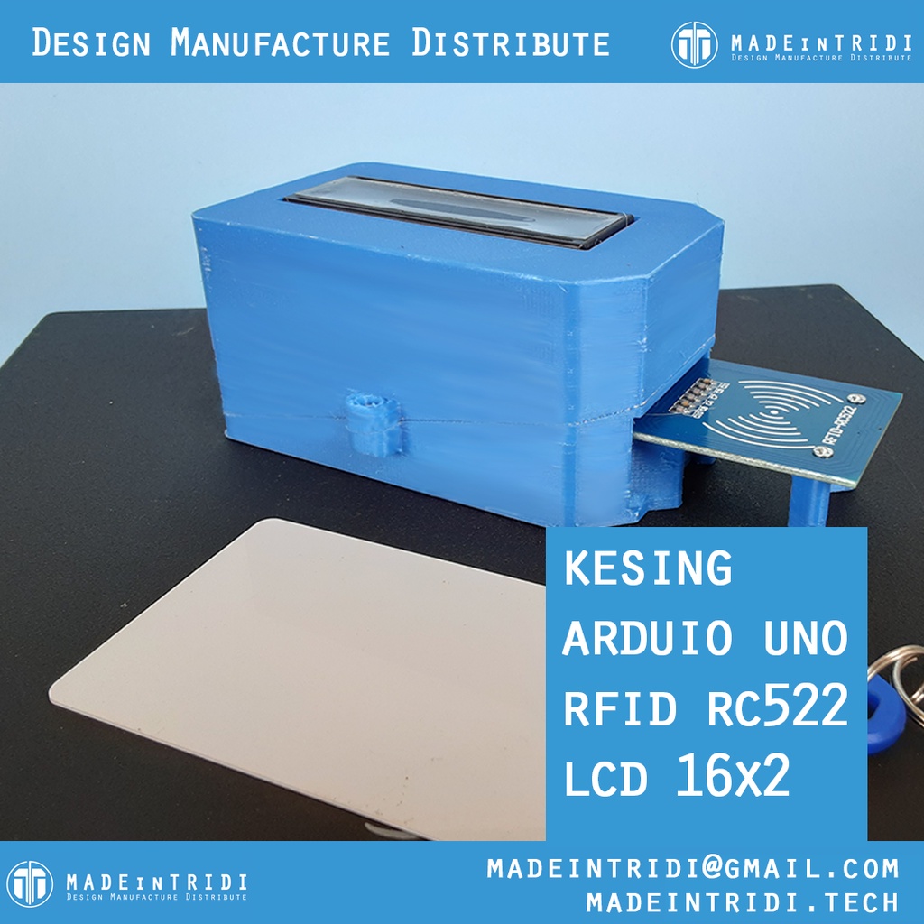 Jual Arduino Project Case Arduino Uno Rfid Interface Lcd 16x2 I2c