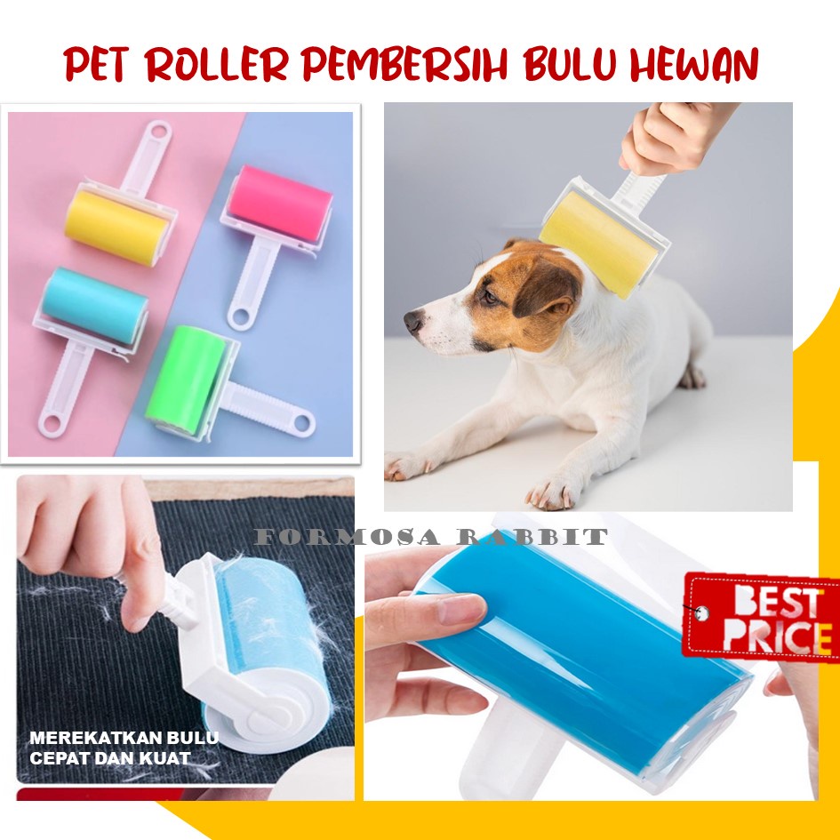Jual Roller Pembersih Bulu Kucing Anjing Kelinci Lint Roller Sticky ...