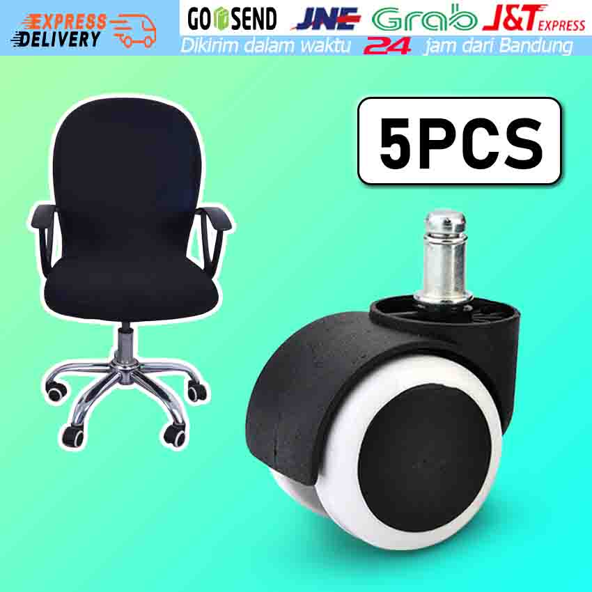 Jual Heavy duty roda kursi kantor 5PCS Roda kursi kerja 5 buah Roda ...