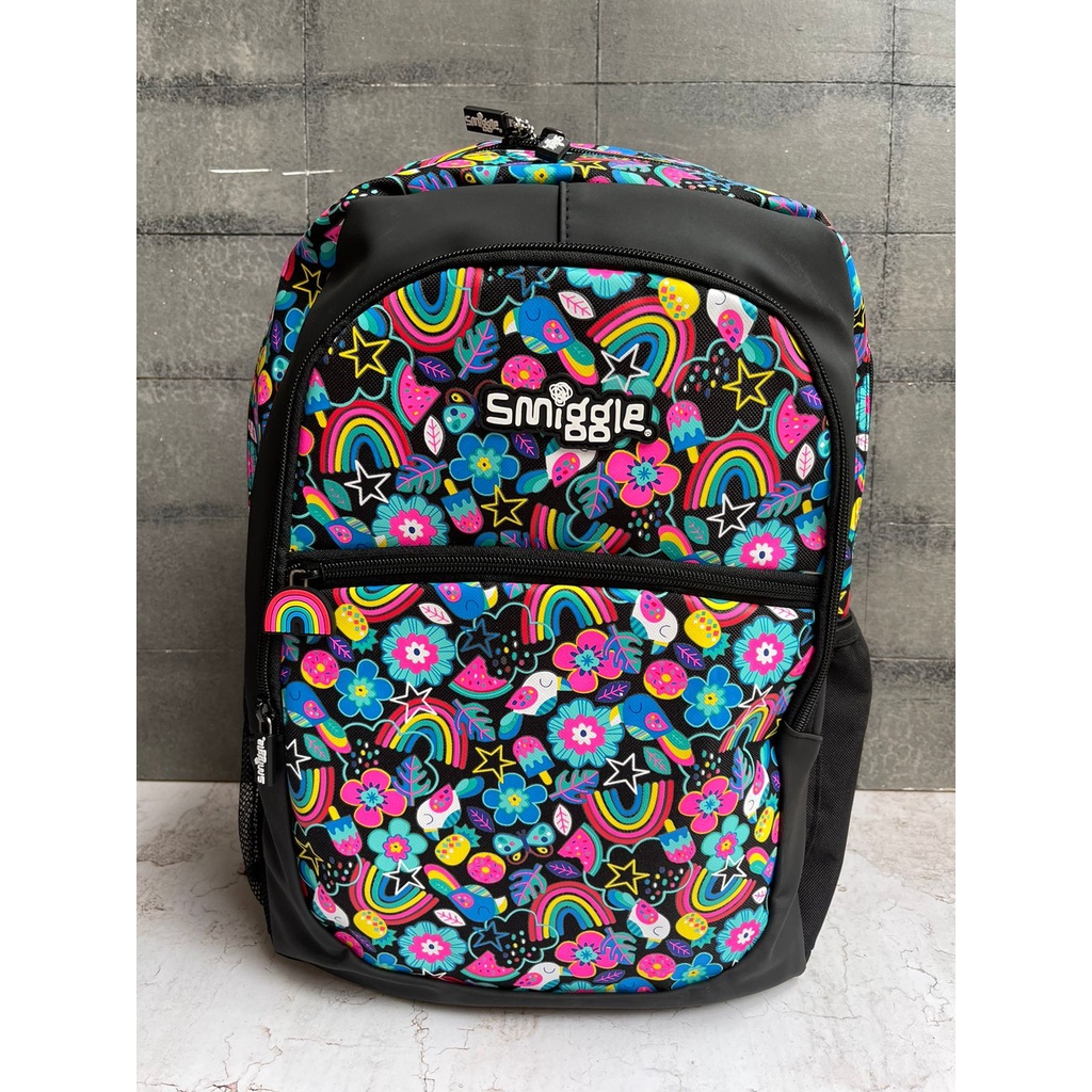 Jual SMIGGLE BACKPACK DRIFT BLACK FLOWERS -TAS RANSEL SMIGGLE | Shopee ...