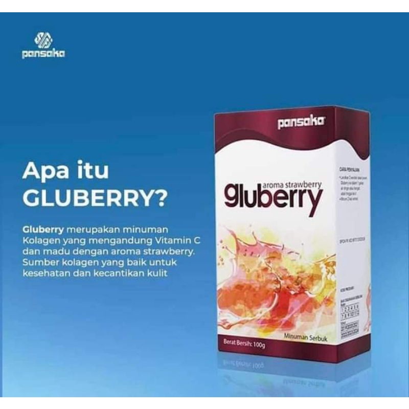 Jual GLUBERRY Minuman Herbal Collagen /kolagen [Ori Pansaka] | Shopee ...
