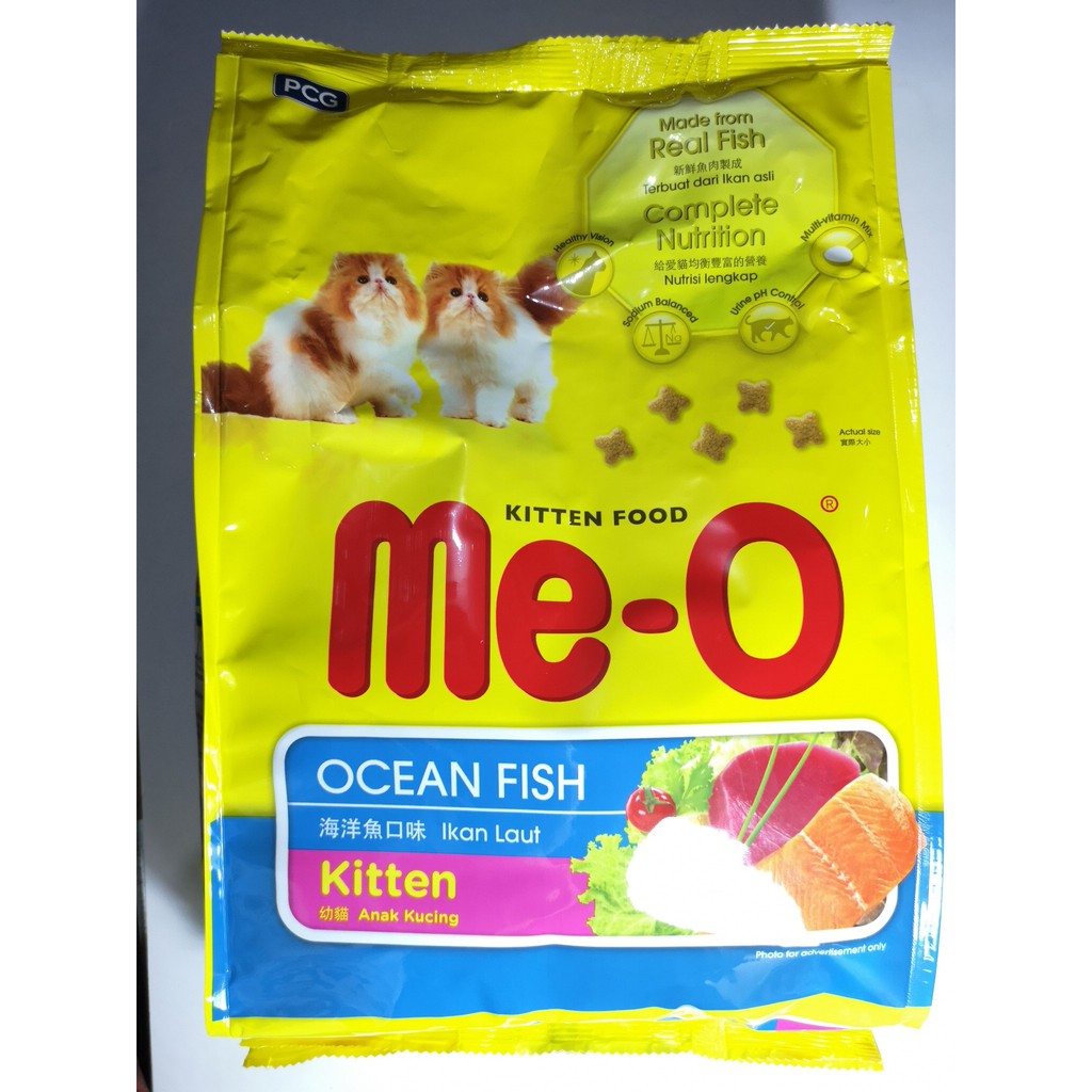 Jual Me-O Meo Kitten 1,1kg 1,1 KG Cat Food Ocean Fish Anak Kucing ...