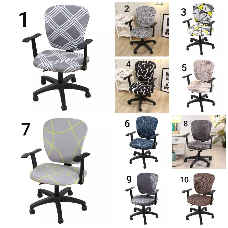 Jual sarung kursi kantor cover kursi kantor cover kursi computer ...