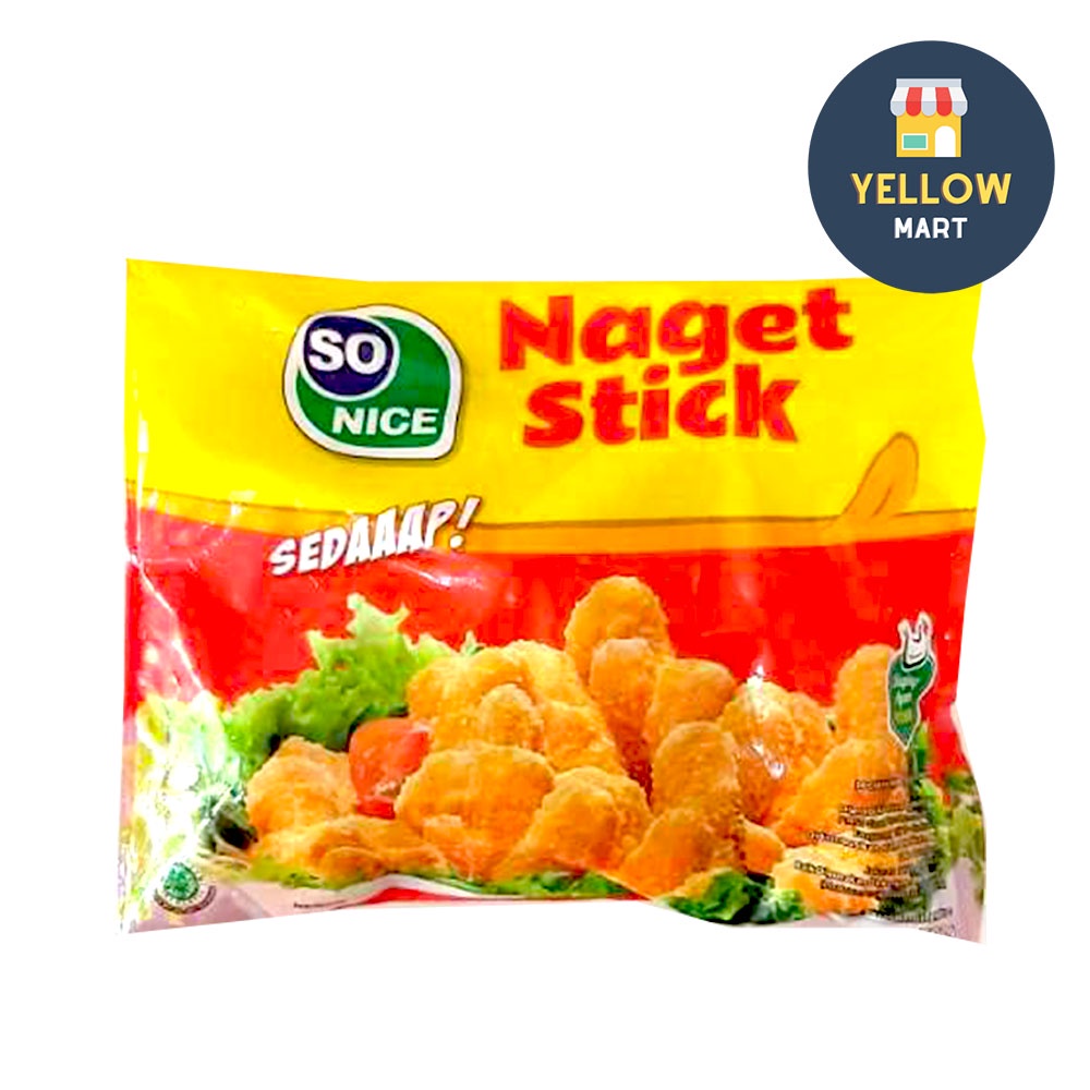 Jual So Nice Naget Stik Chicken Nugget Stick Sedaap 500 Gram (FROZEN ...