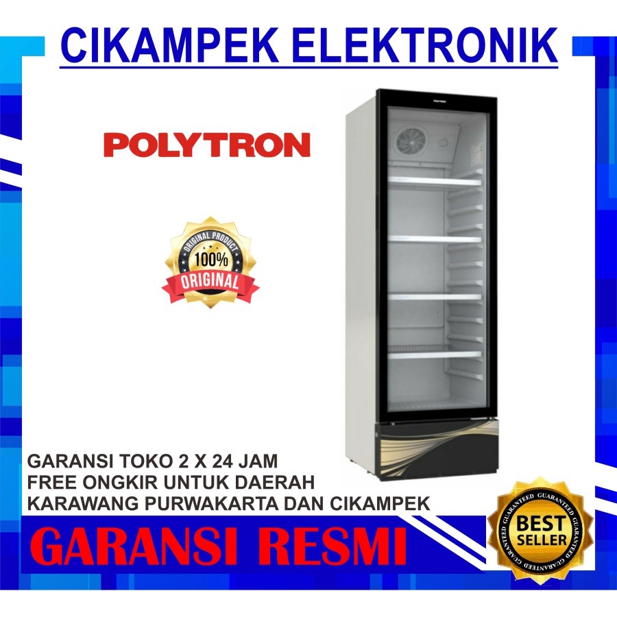 Jual AC SHOWCASE POLYTRON SCN 237 L 4 RAK DISPLAY COOLER KULKAS LOW WATT 872 | Shopee Indonesia