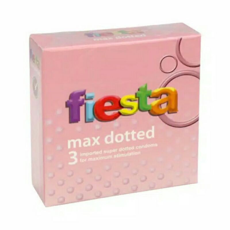 Jual Kondom Fiesta Max Dotted isi 3 pcs | Shopee Indonesia