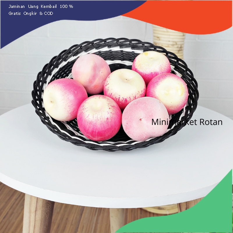 Jual Piring Rotan Sintetis Piring Lidi Piring Anyaman Piring Bambu ...