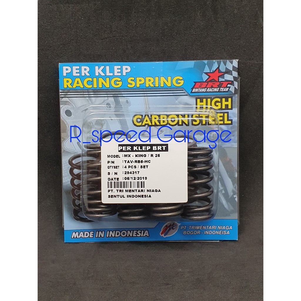 Jual PER KLEP BRT MX KING NVA XABRE R25 | Shopee Indonesia