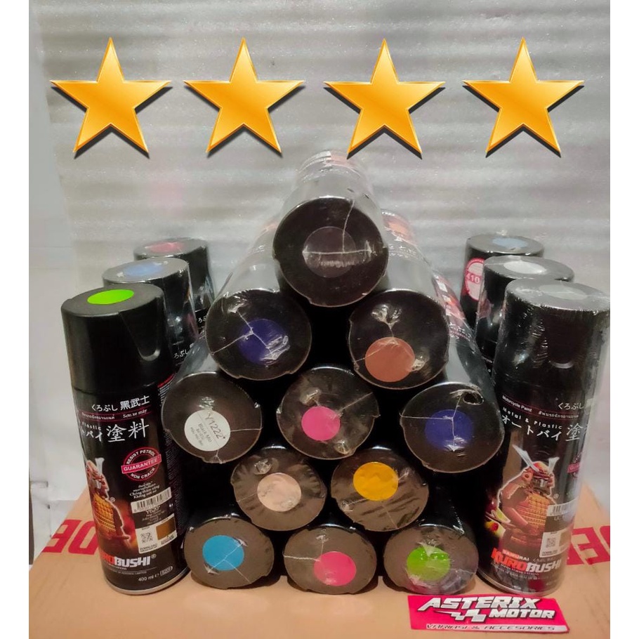 Jual Samurai Paint cat Semprot Pilox Pilok Samurai Khameleon Bunglon 3d warna Komplit Bintang 4 ...