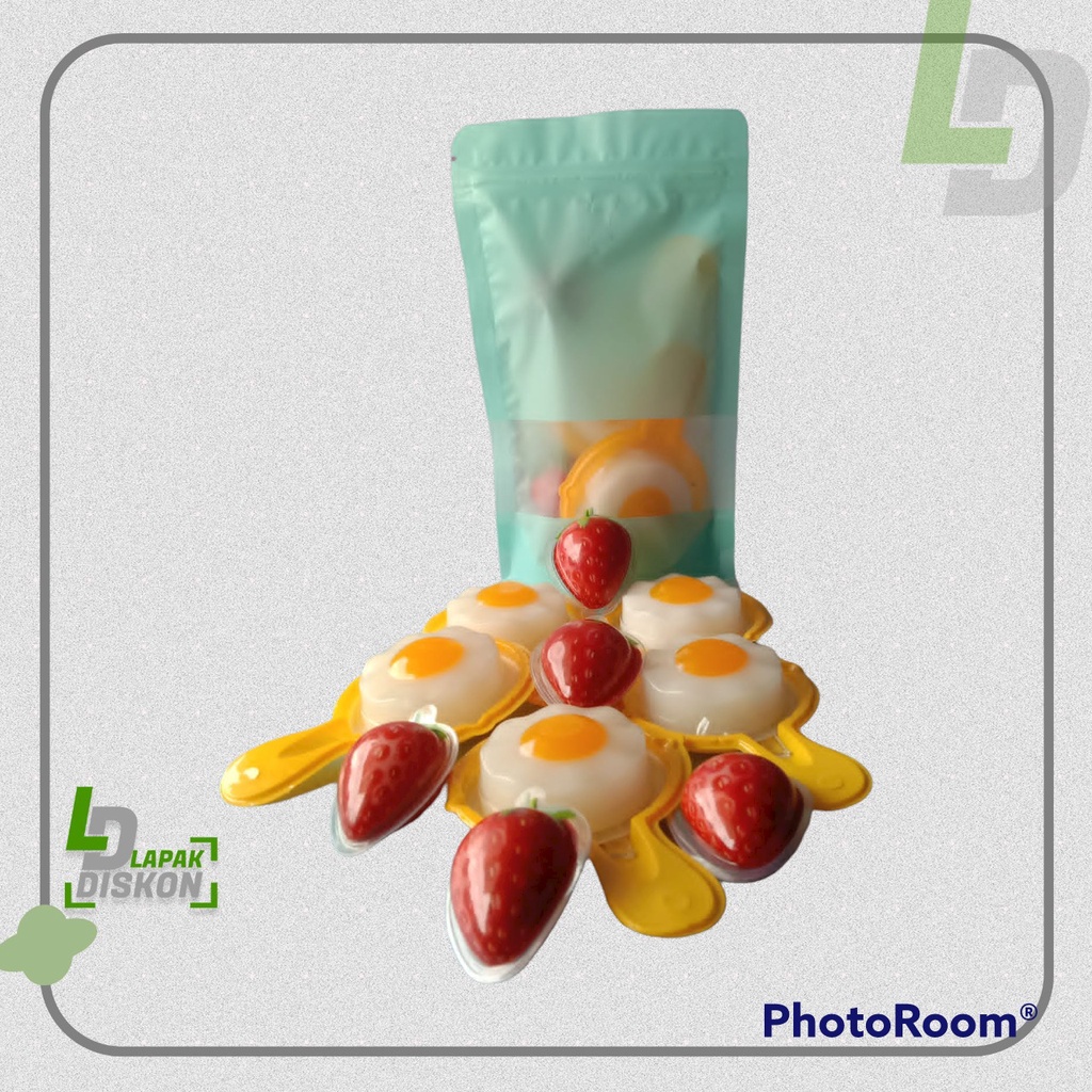 Jual Permen Mix isi 10 , permen karet stawberry & dan permen telor ...