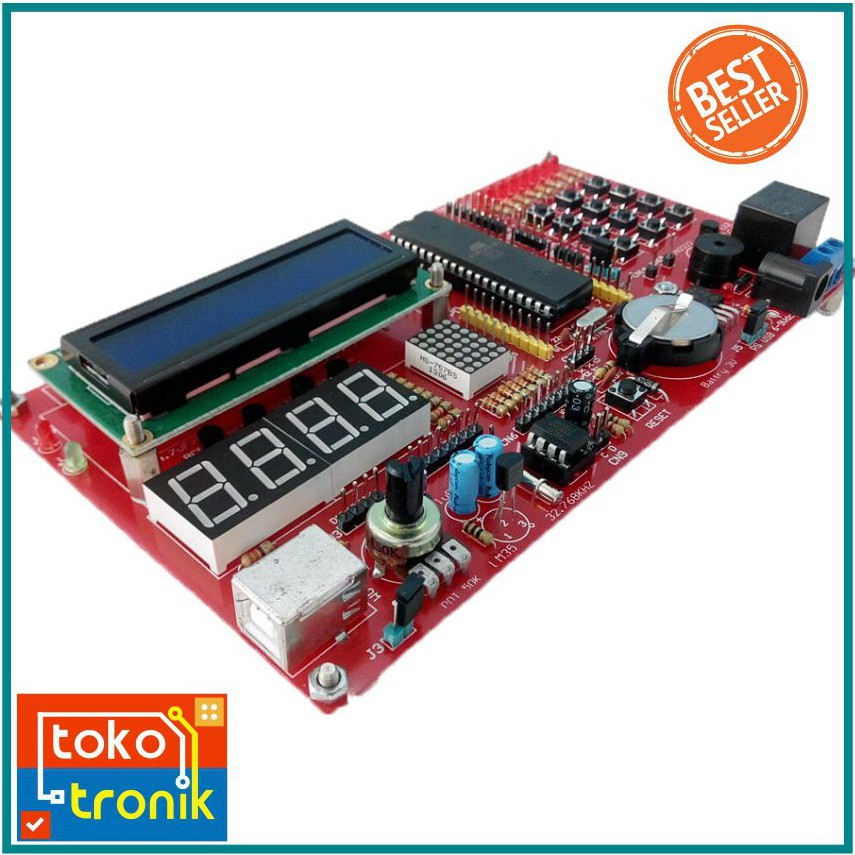 Jual Kit Lengkap Belajar Mikrokontroler AVR - Master Mikro | Shopee ...