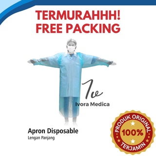 Jual Apron Lengan Panjang Onemed Disposable Pack Isi 10 | Shopee Indonesia
