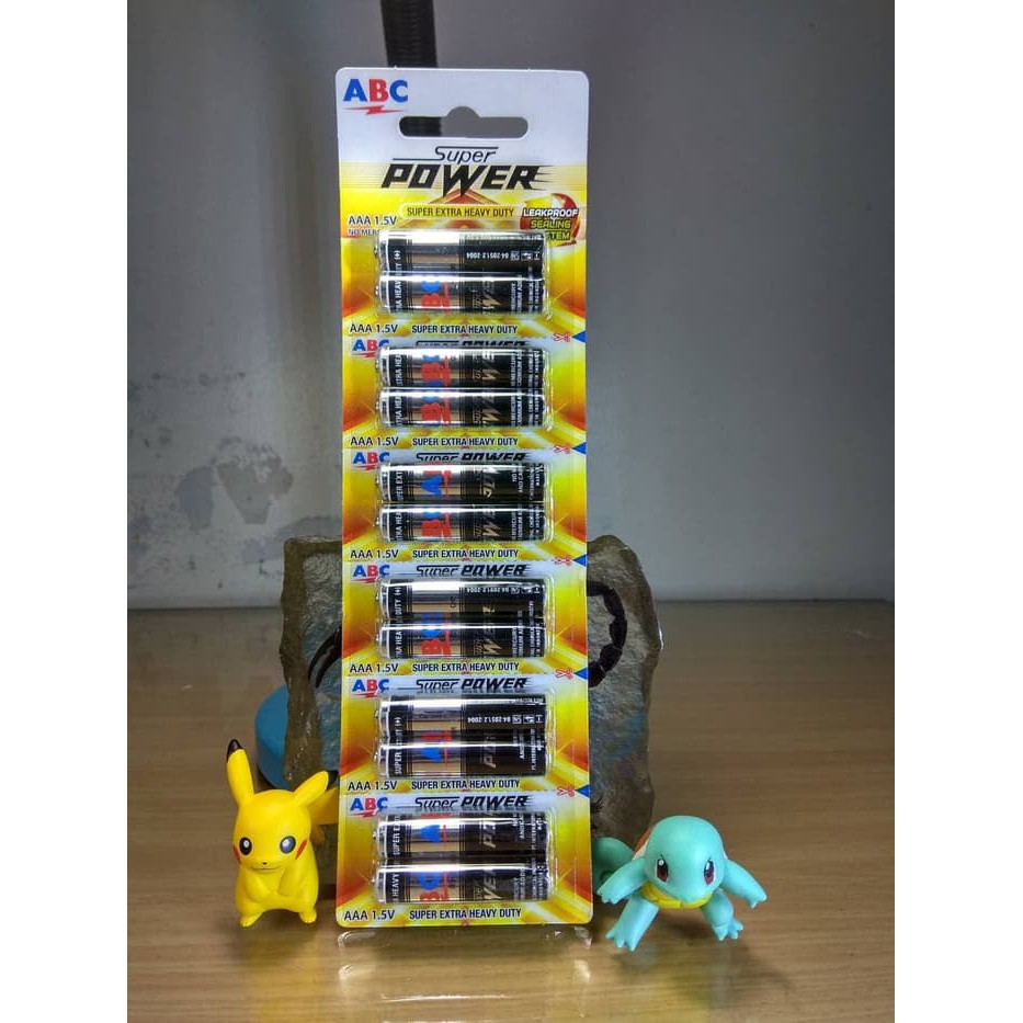 Jual Baterai ABC AAA Super Power (isi 12 PCS) | Shopee Indonesia