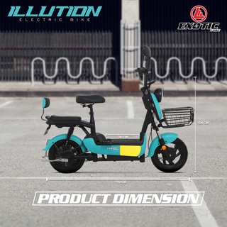 Jual Sepeda Listrik Sepeda Motor Listrik Exotic Illution Pacific E-bike ...