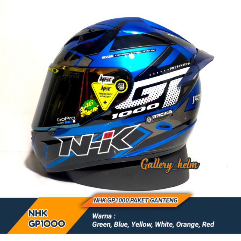 Jual (NHK ORIGINAL) HELM NHK GP 1000 STAR BLUE | PAKET GANTENG HELM NHK ...