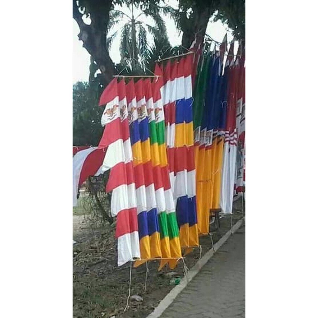 Bendera Umbul - Umbul Zigzag | Shopee Indonesia