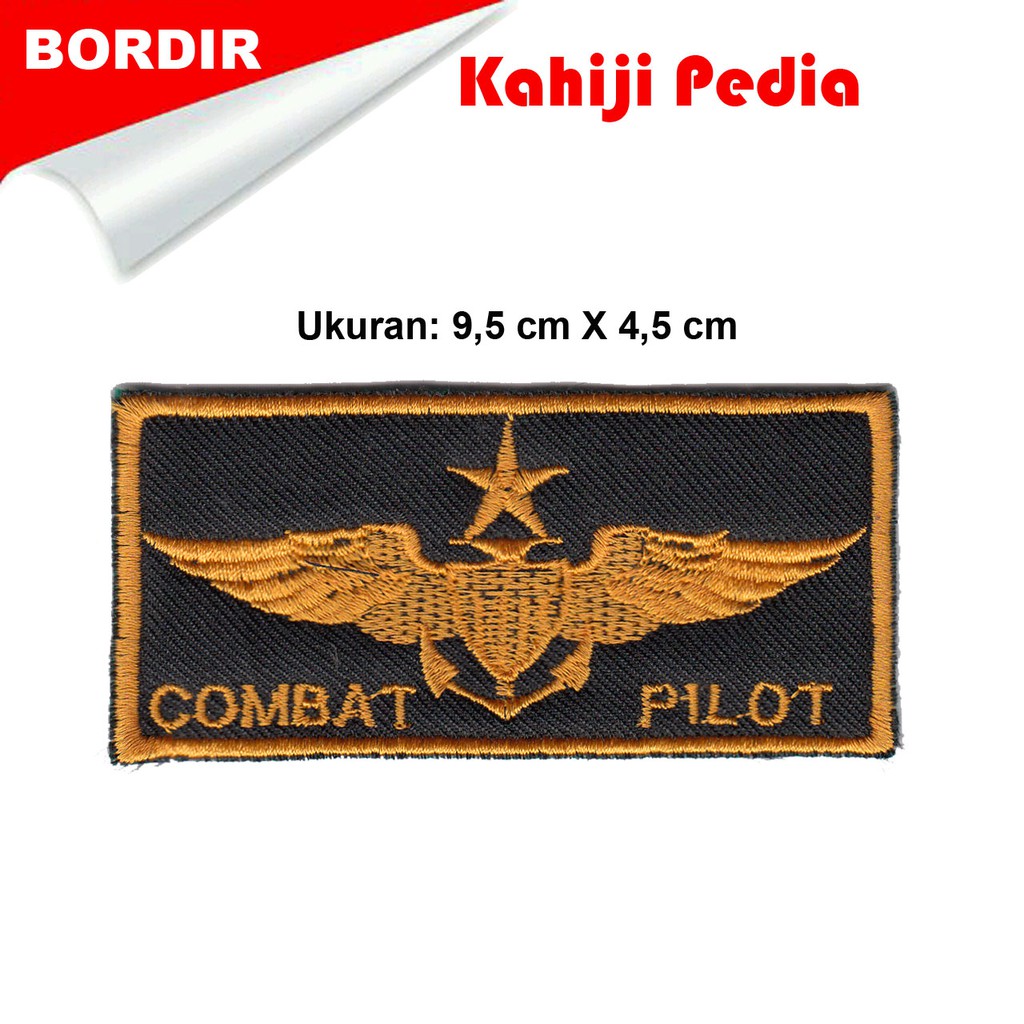 Jual Patch bordir emblem bordir combat pilot | Shopee Indonesia