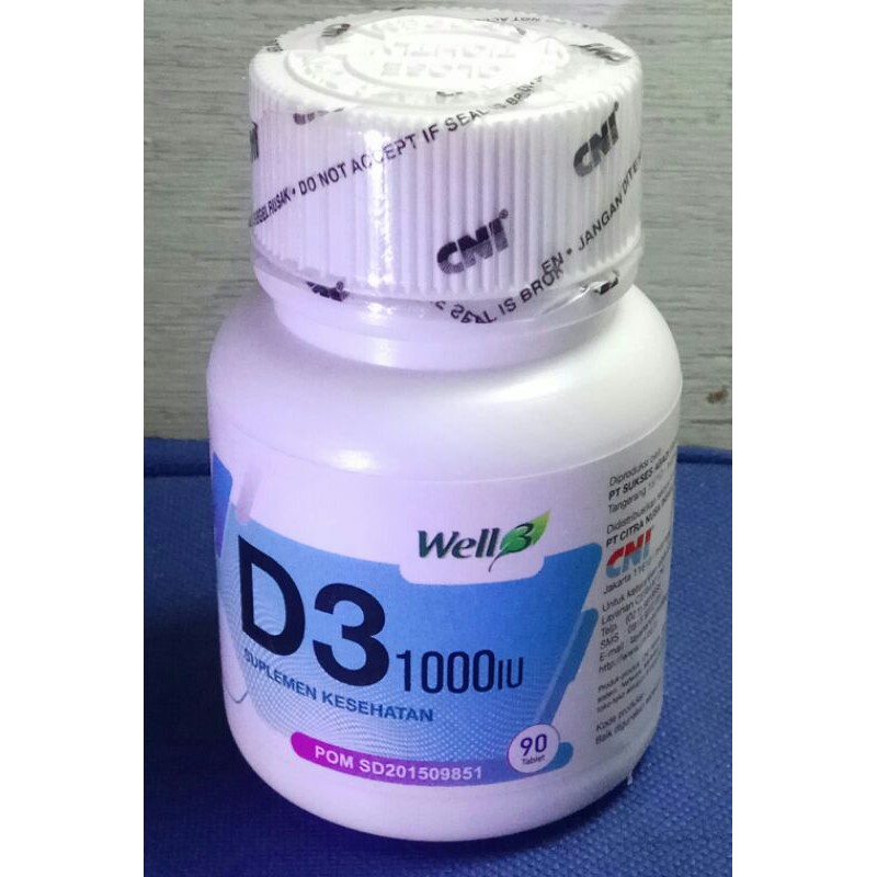 Jual Well 3 D3 1000 iu Vitamin D sangat penting namun terlupakan ...