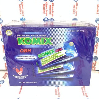 Jual Komix OBH Box Isi 30 Sachet @7ml - Obat Batuk | Shopee Indonesia