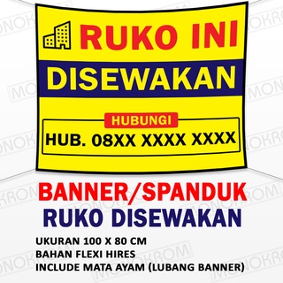Jual BANNER / SPANDUK RUKO DISEWAKAN | Shopee Indonesia